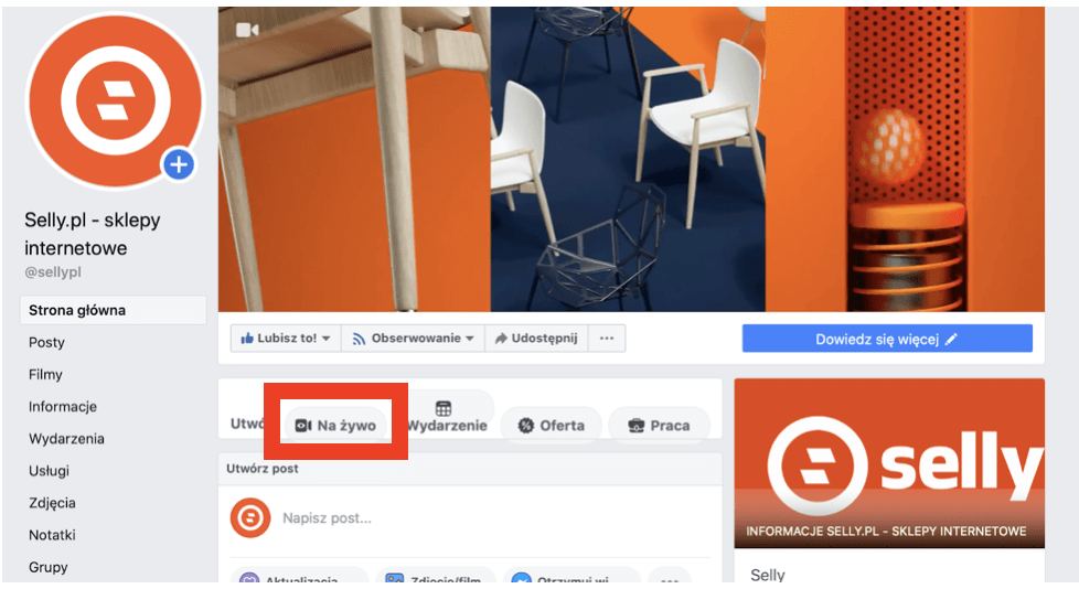 Live na Facebooku - jak zacząć? | Selly®