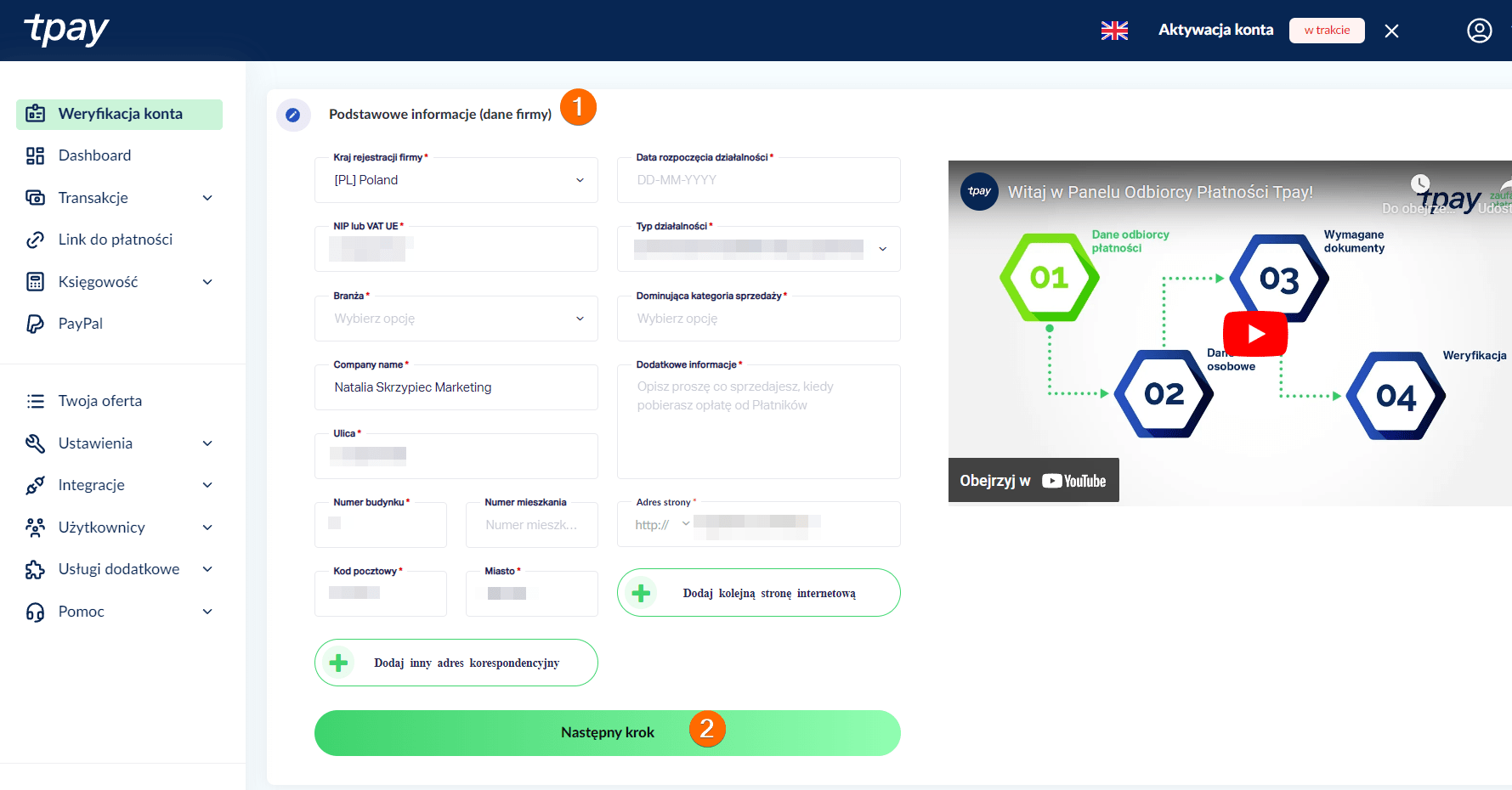 Integracja tpay.com - Open API - Selly®
